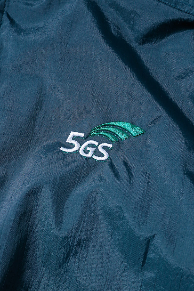 5GS / Logo 90's Green Wind Shirt – FIFTH GENERAL STORE