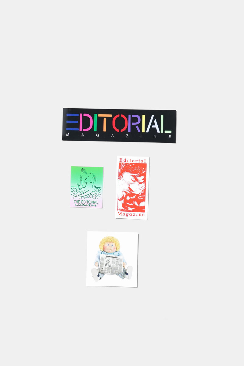 EDITORAL MAGAZINE Sticker Pack – FIFTH GENERAL STORE